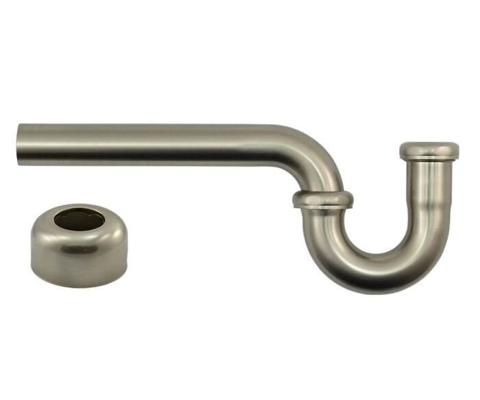 1-1/2" P-Trap - Traditional Style with Clean-Out Plug & High Box Flange ...